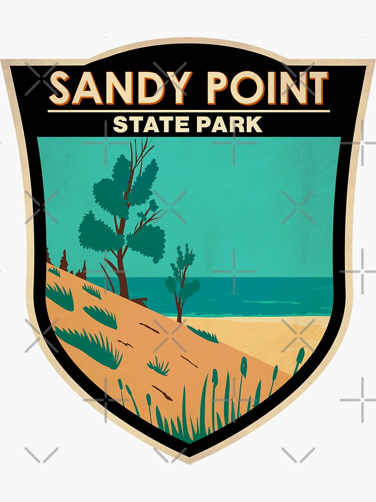 "Sandy Point State Park Maryland Badge" Sticker for Sale by ...