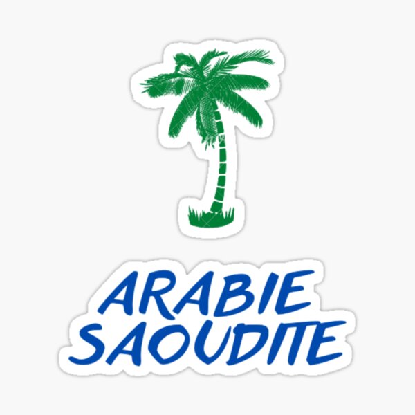 "Saudi Arabia" Sticker for Sale by woodcasa | Redbubble