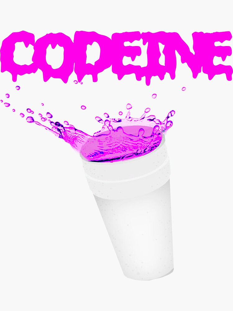 "Codeine" Sticker for Sale by TheLaw61 | Redbubble