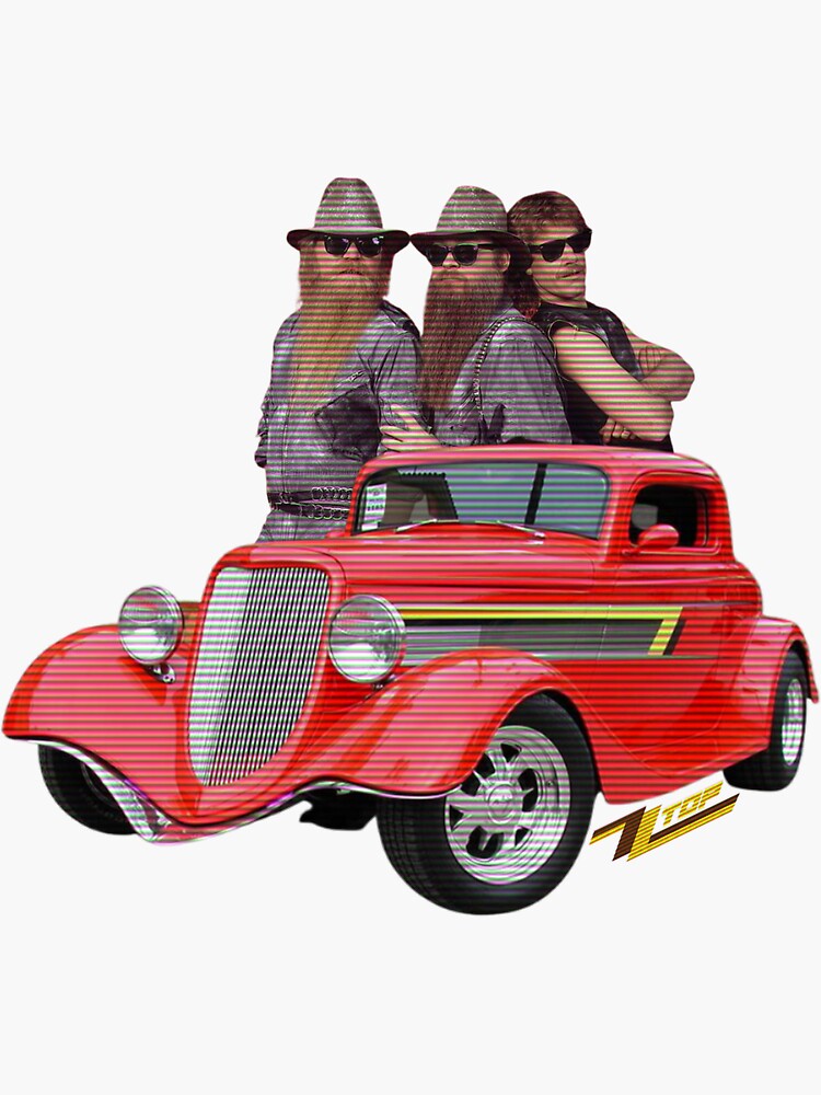 "Zz top" Sticker by suesla | Redbubble