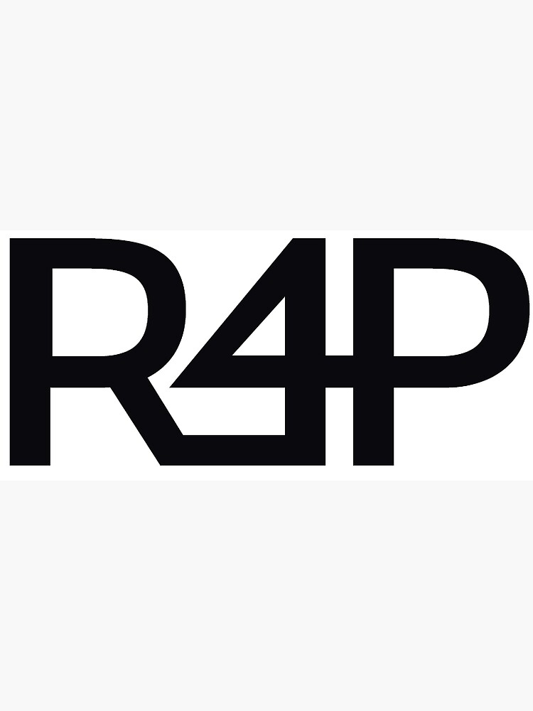 "R4P" Sticker by mtaghavi | Redbubble