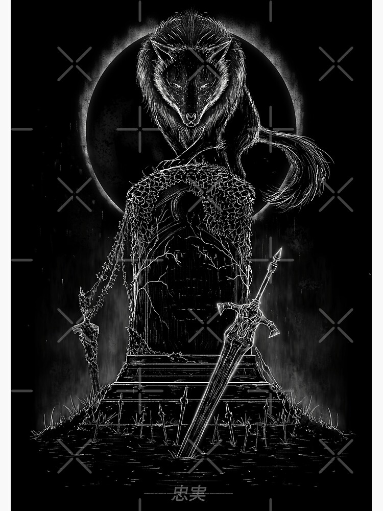 "Sif Gray Wolf" Poster for Sale by werupzart | Redbubble