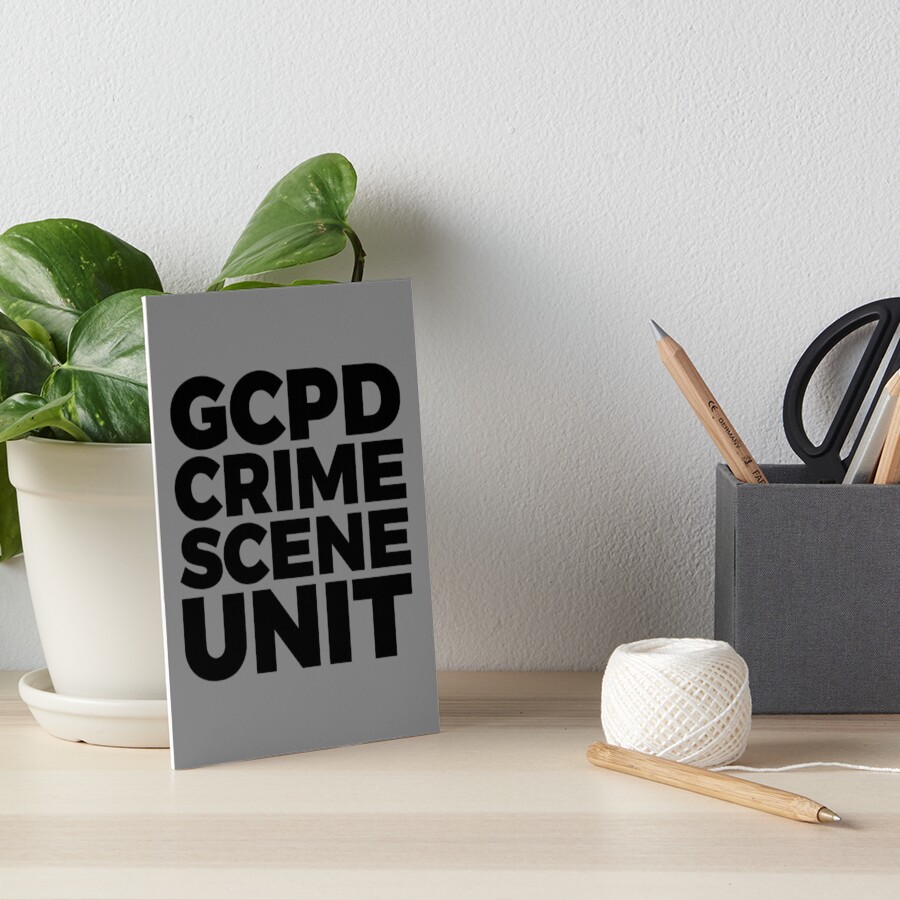 "GCPD Crime Scene Unit" Art Board Print for Sale by 1thought | Redbubble