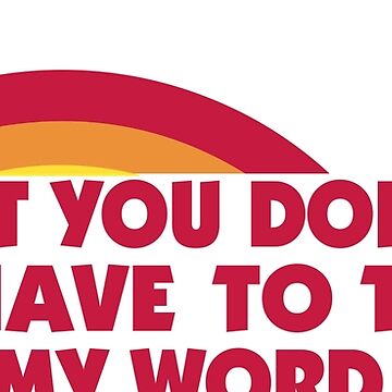 "Reading Rainbow - But You Don't Have To Take My Word For It fan design ...