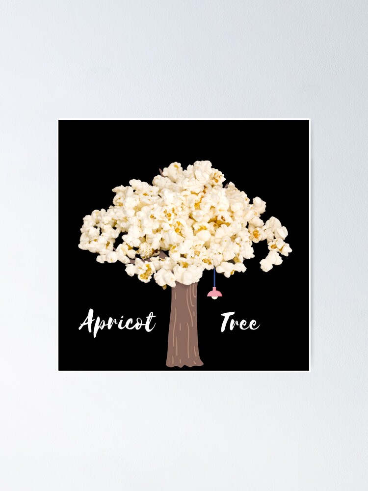 Póster «Apricot Tree Funny Clever Popcorn Popping, árbol de palomitas ...