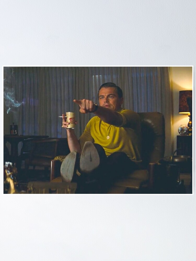 "Leonardo DiCaprio Pointing Meme" Poster for Sale by FlashmanBiscuit ...