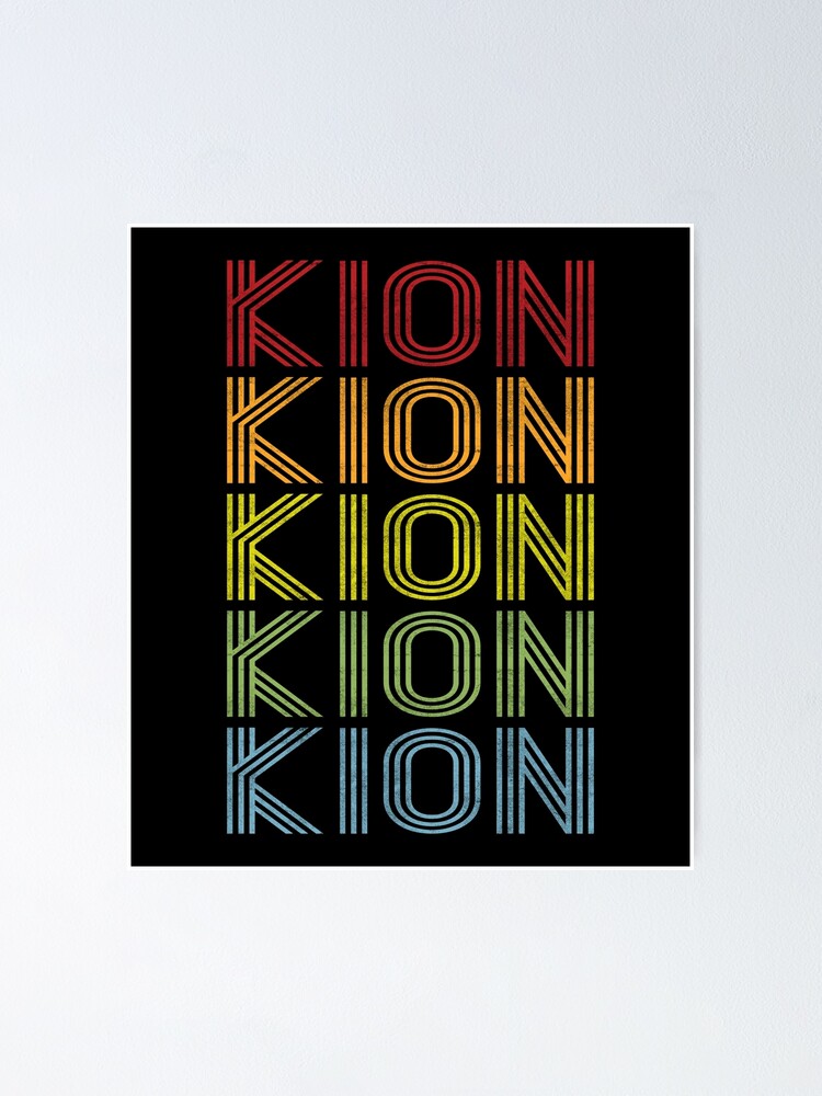 Póster «Camiseta con el nombre de Kion - Camiseta con el nombre de ...