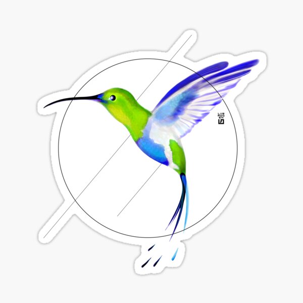 "Under the Sign of Colibri" Sticker by 7115 | Redbubble