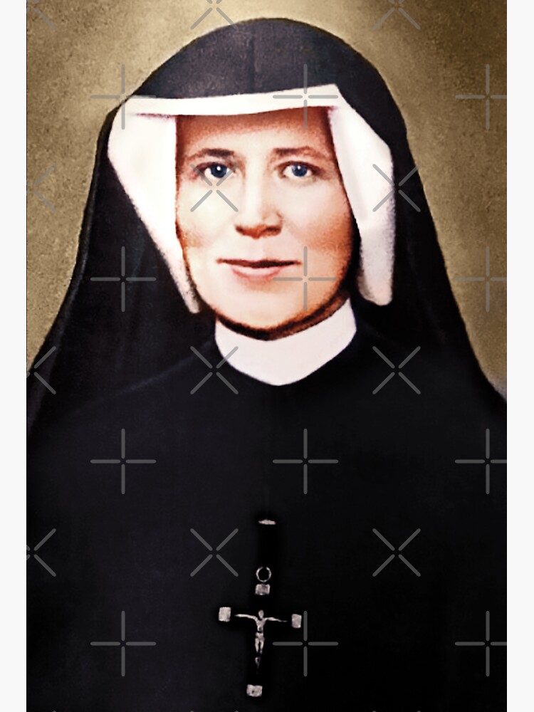 "St Faustina - Saint Maria Faustyna Kowalska of the Blessed Sacrament - The Divine mercy image ...