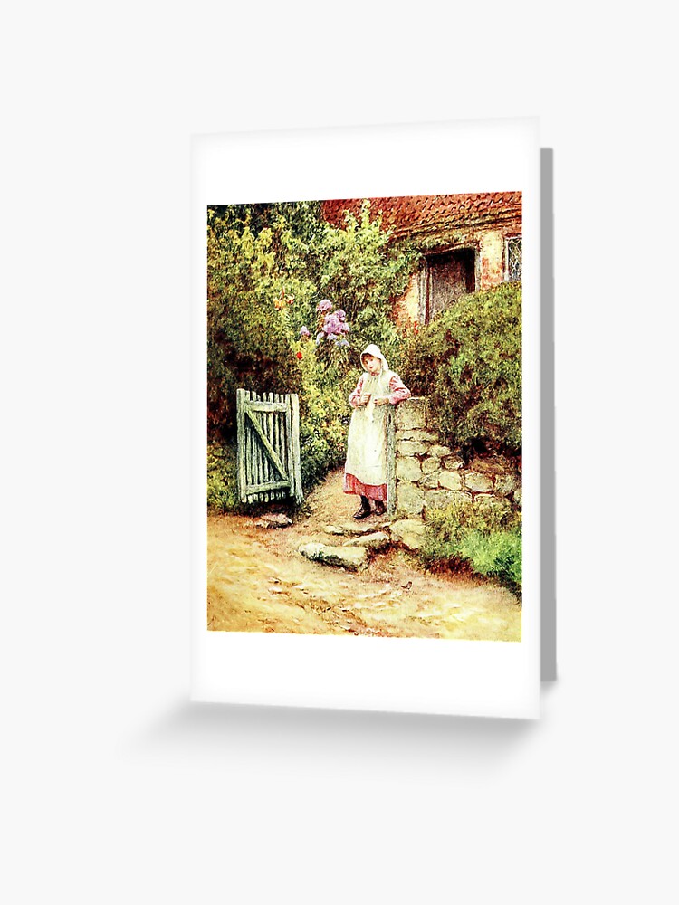"Country House Gate" Greeting Card for Sale by PZAndrews | Redbubble