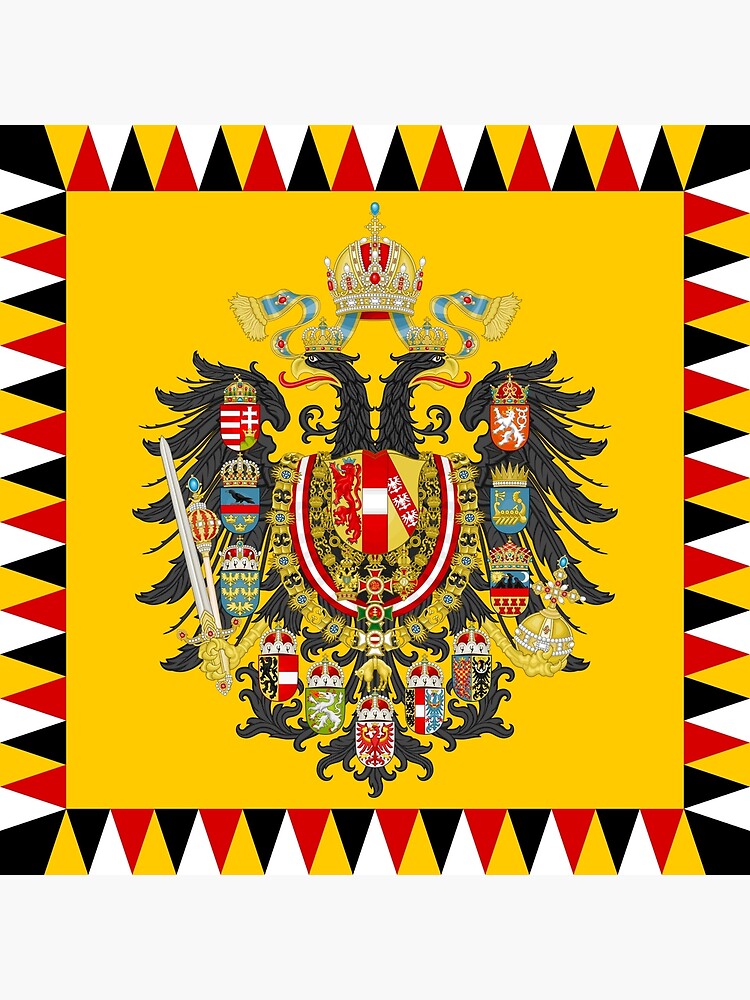 "Austrian Empire Imperial Standard with Medium Coat of Arms" Poster by ...