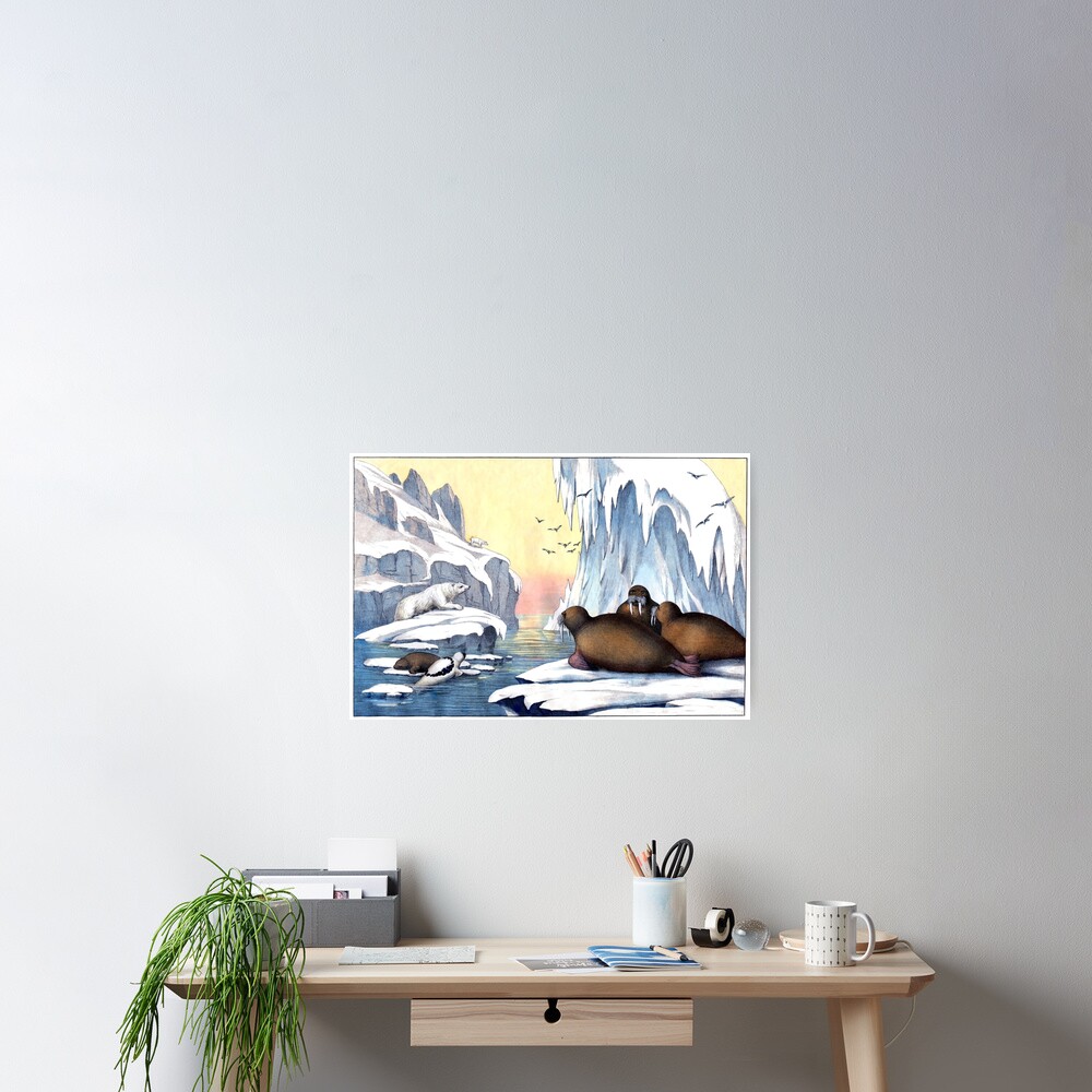 "Iced out Polar bears plunge " Poster for Sale by Slimgoody075 | Redbubble