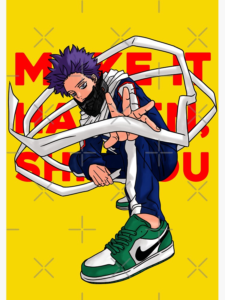 "BNHA - Make It Happen Shinsou" Sticker for Sale by Artbreakkids ...