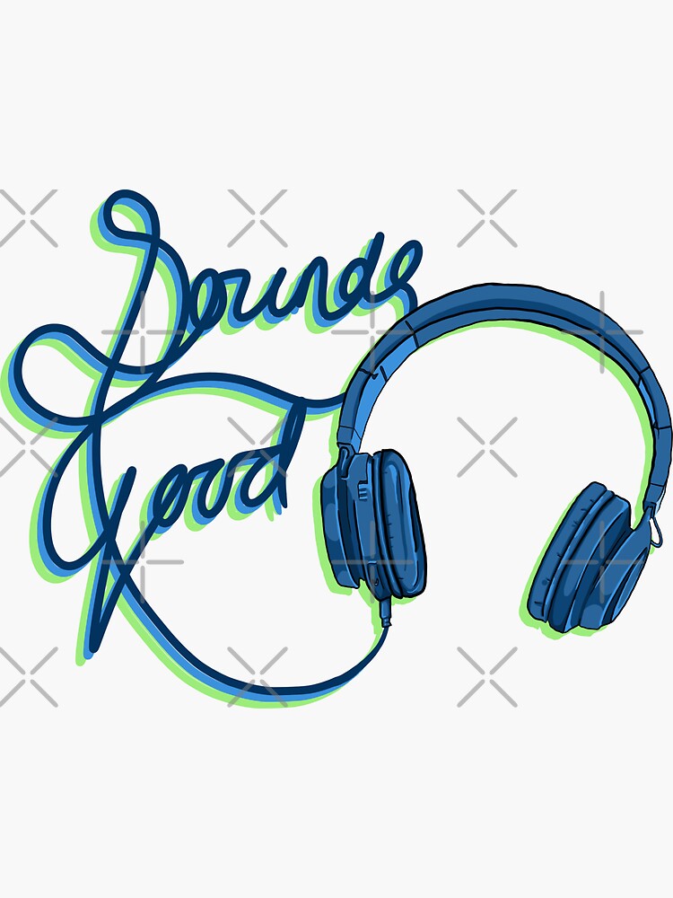 "Sounds Good" Sticker for Sale by TinyTableArt | Redbubble
