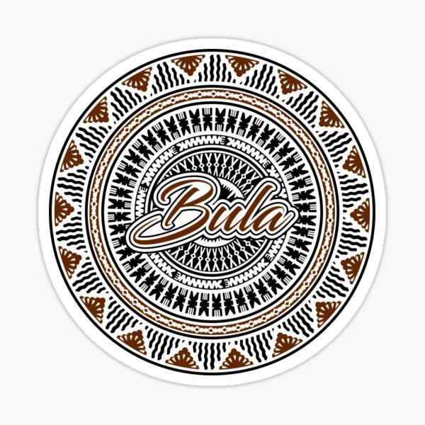 "Fiji Bula Kesakesa Design" Sticker by Alafina2019 | Redbubble