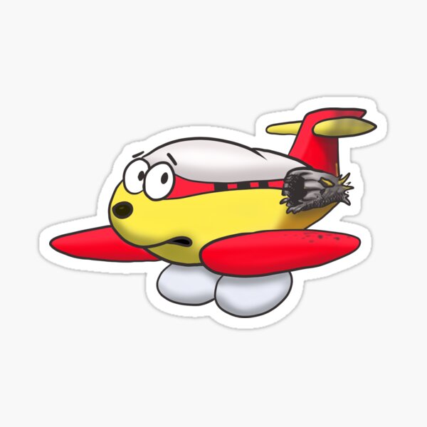 "Jimbo in Flames" Sticker for Sale by GaffaMondo | Redbubble