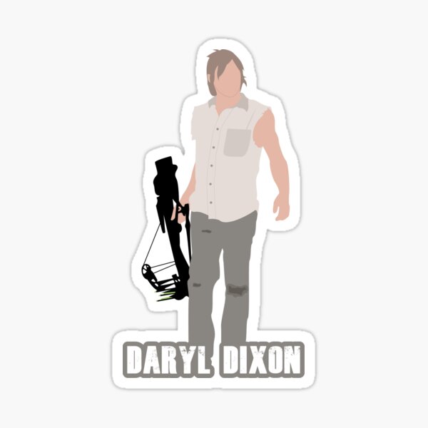 "Daryl Dixon" Sticker for Sale by MohamadChebbo | Redbubble