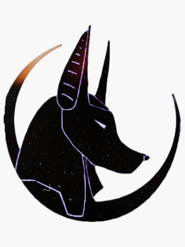 "Anubis " Sticker by Ptah-kemet | Redbubble