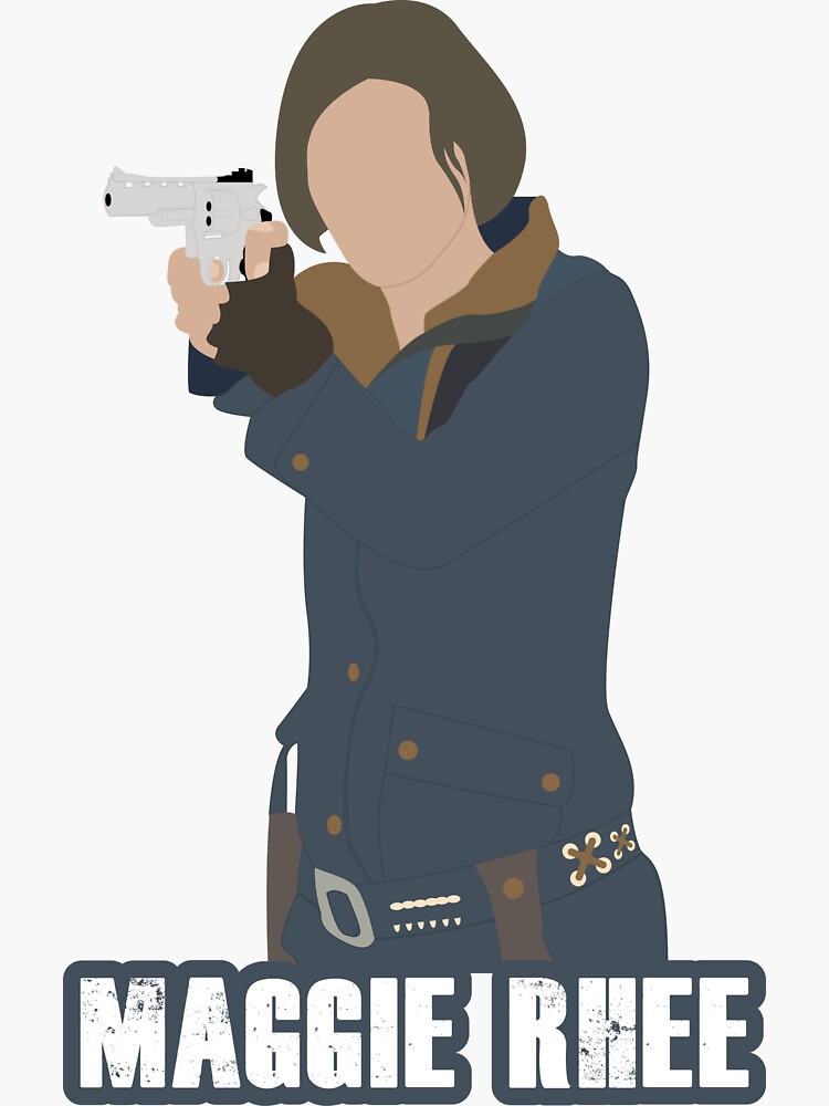 "Maggie Rhee" Sticker for Sale by MohamadChebbo | Redbubble