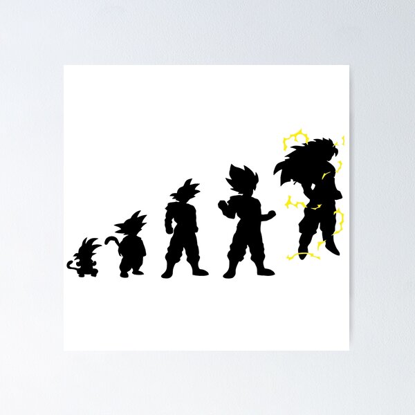 "goku evolution" Poster for Sale by garapankus | Redbubble