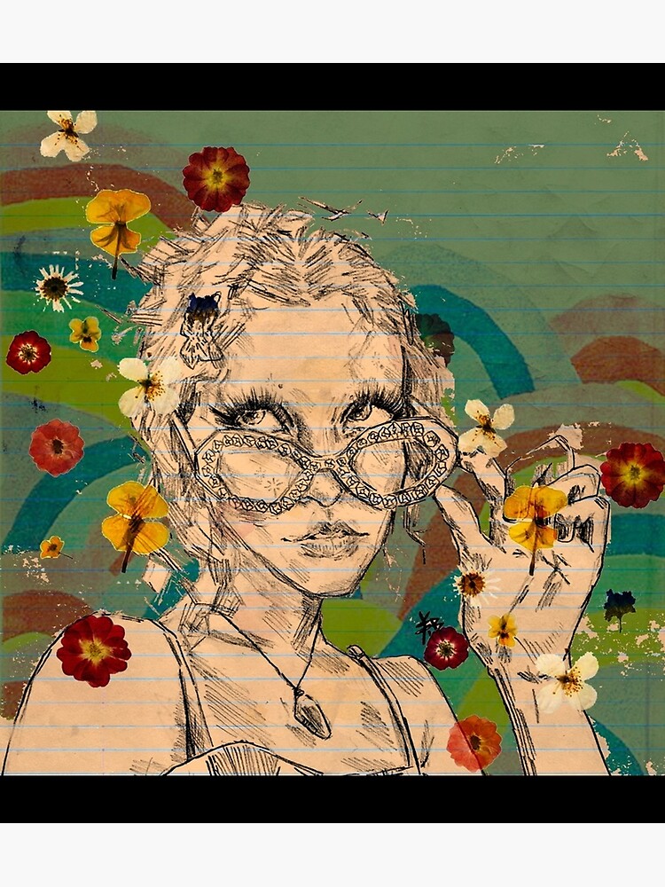 "Chloe Moriondo Flower Art Green Tote Bag" Poster for Sale by ...