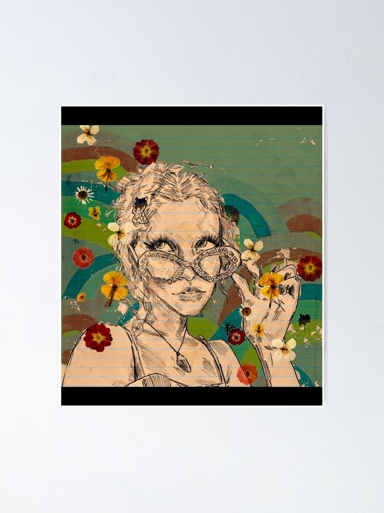 "Chloe Moriondo Flower Art Green Tote Bag" Poster for Sale by ...