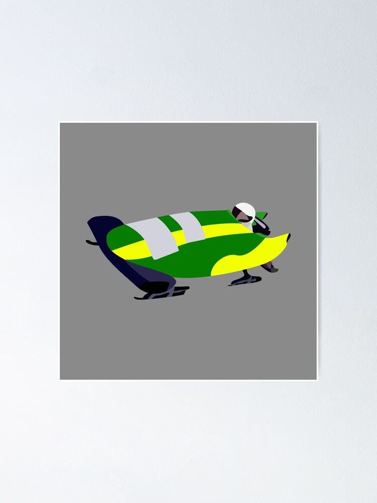 "My classic Jamaican bobsled drawing " Poster for Sale by Blondiabshop ...