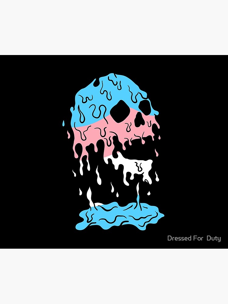 "Dripping Trans Pride Skull Transgender" Poster for Sale by kdiamond1 ...