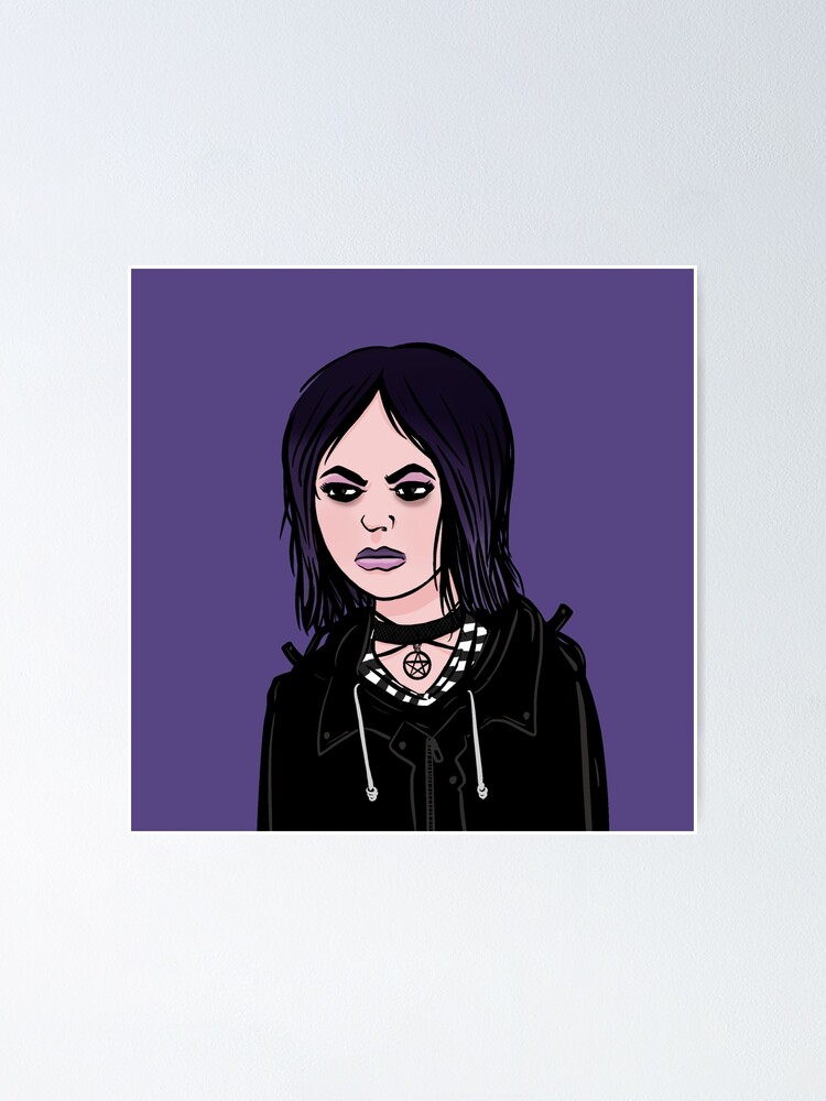 "Rachel Roth AKA Raven of the Teen Titans" Poster by illograph | Redbubble