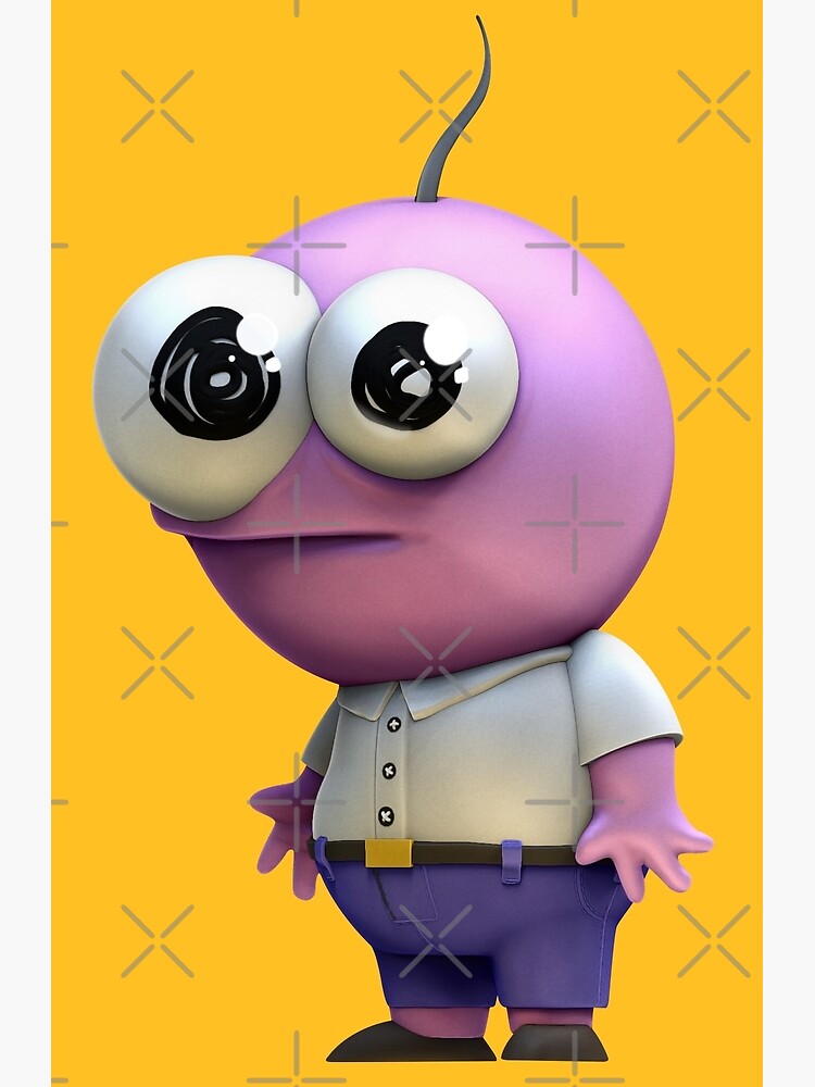 "SMILING FRIENDS - Pim 3D, Alan, bliblie, Grim, Gleb or Glep(author's ...