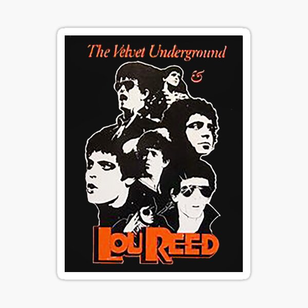 "fans99 the velvet underground" Sticker by bcordsen8q | Redbubble