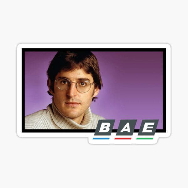 "Louis Theroux BAE" Sticker for Sale by DisposedShrimp | Redbubble