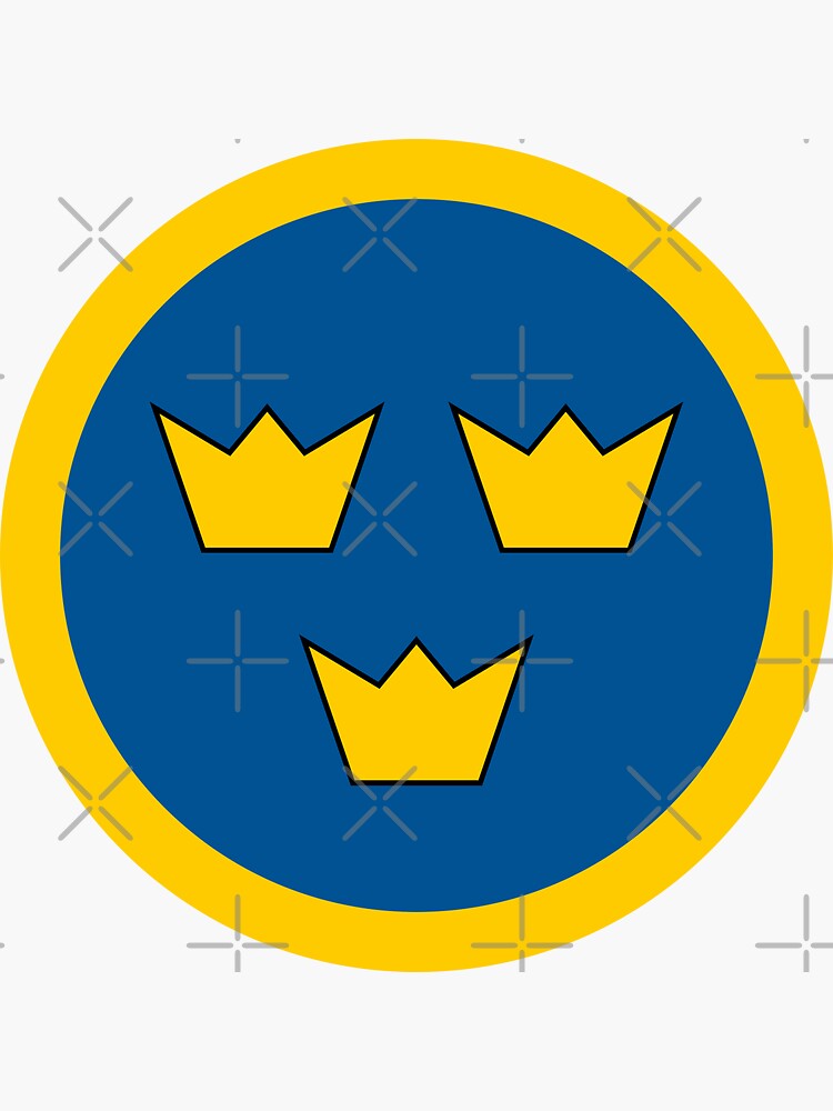 "Swedish Air Force Roundel" Sticker for Sale by fareast | Redbubble