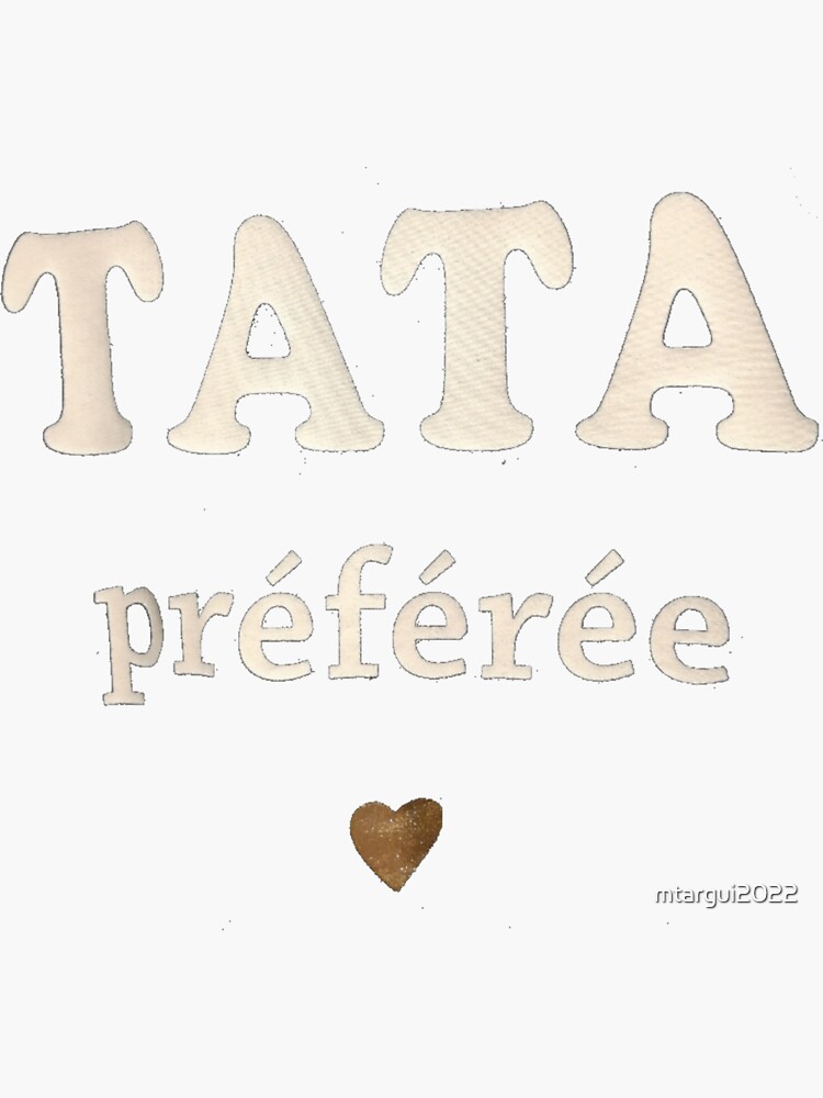 "TATA" Sticker for Sale by mtargui2022 | Redbubble