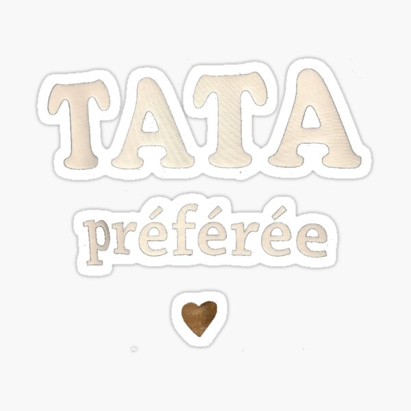 "TATA" Sticker for Sale by mtargui2022 | Redbubble