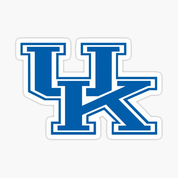 "University of Kentucky Logo" Sticker for Sale by modernvibesshop ...