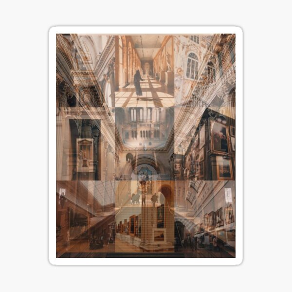 "museums" Sticker by HijaDelArte | Redbubble