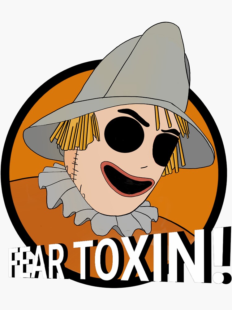 "Scarecrow's Fear TOXIN!" Sticker for Sale by AlchemistSean | Redbubble