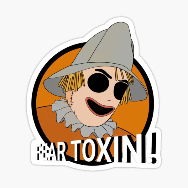 "Scarecrow's Fear TOXIN!" Sticker for Sale by AlchemistSean | Redbubble