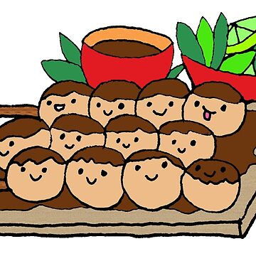 "Cute Satay" Sticker for Sale by jhsells98 | Redbubble