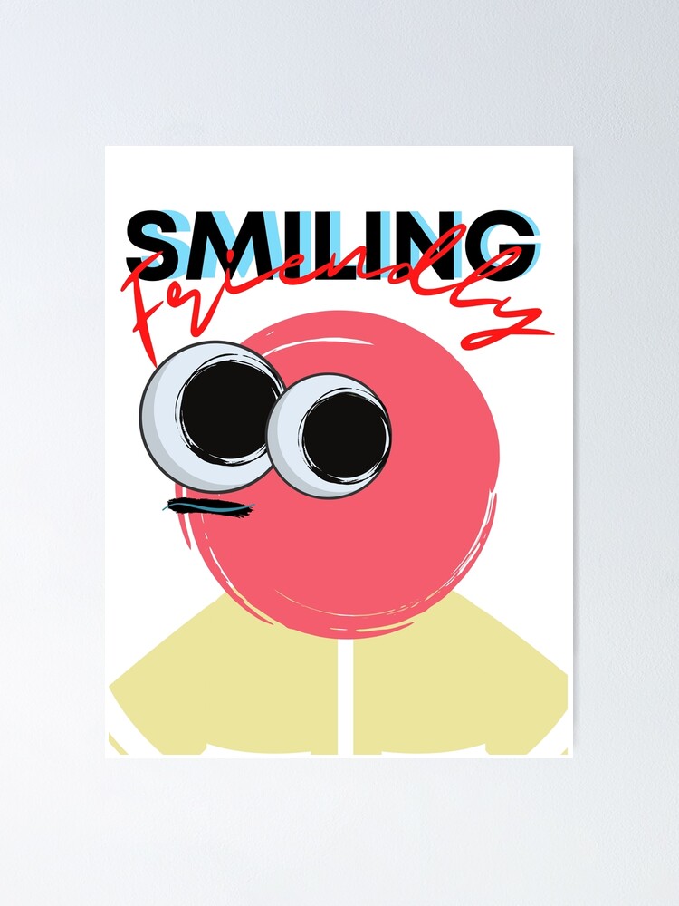 "Smiling Smiling Friends, Smiling friends gleb, " Poster for Sale by ...