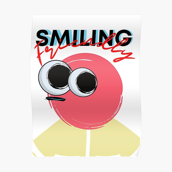 "Smiling Smiling Friends, Smiling friends gleb, " Poster for Sale by ...