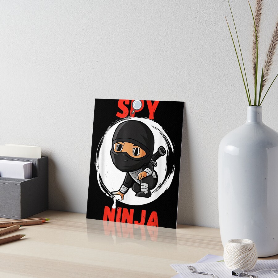 "Cool Spy Gaming Ninjas Gamer Boy Girl Kids Spy Ninja " Art Board Print ...