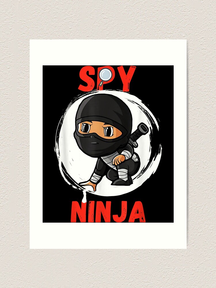 "Cool Spy Gaming Ninjas Gamer Boy Girl Kids Spy Ninja " Art Print for ...