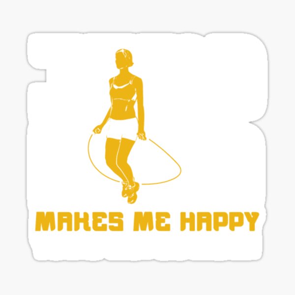 "Women with playing jump ropes happy" Sticker for Sale by robinzenginal ...