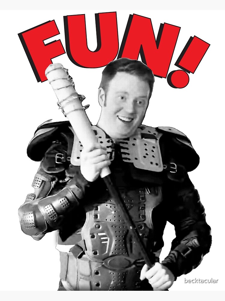 "Fun! " Poster for Sale by becktacular | Redbubble