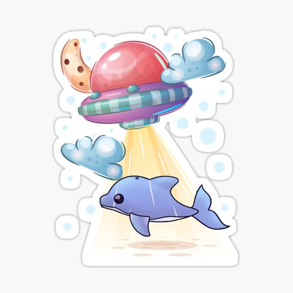 "Adopt Me Space Dolphin " Sticker for Sale by ihossain | Redbubble