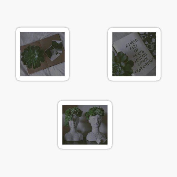 "green aesthetic sticker pack" Sticker by ninafromtwitter | Redbubble
