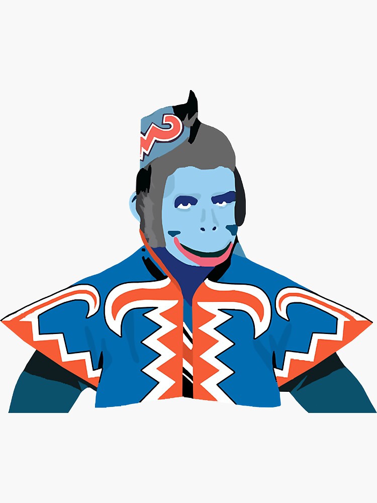 "Flying Monkey " Sticker for Sale by ihossain | Redbubble