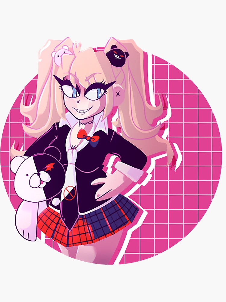 "Junko Enoshima " Sticker by monjoconto | Redbubble
